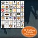 Halloween - Orange 5x5 Bingo Printable Pdfs Contain Everything You Need ...