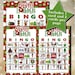 Happy Holidays 5x5 Bingo 30 Cards Printable Pdfs + Jpegs Contain ...