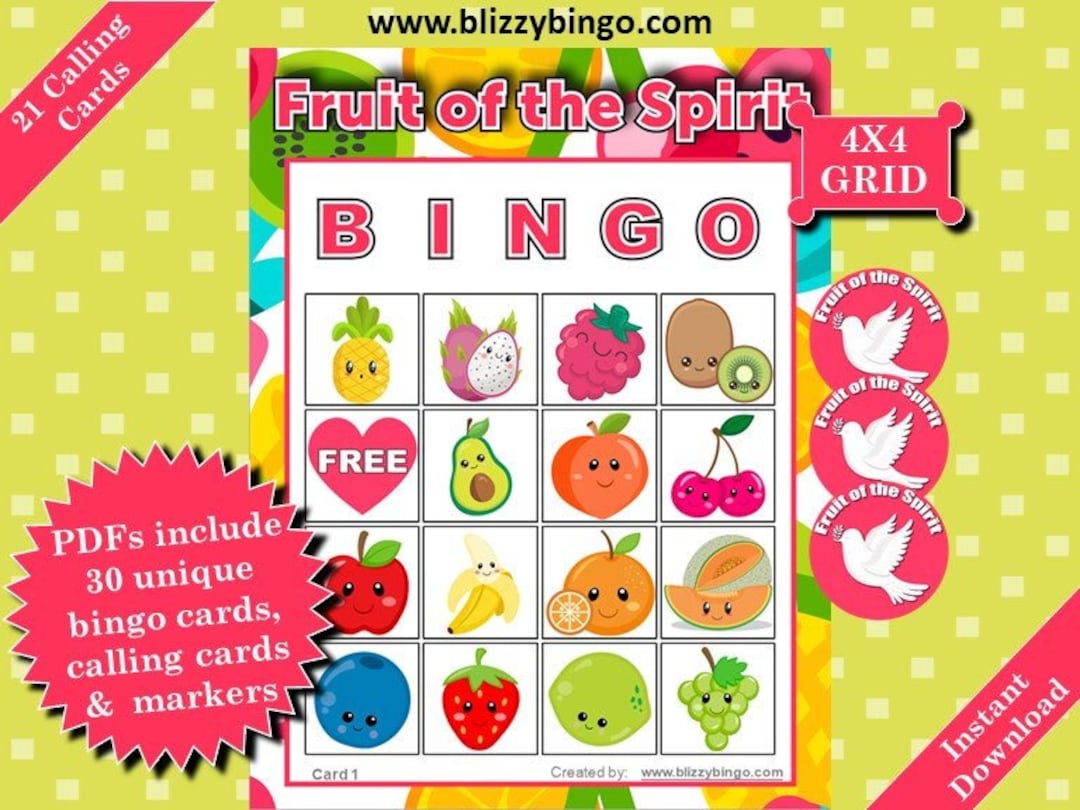 Bingo Cards 4x4