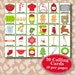 Cookies for Santa 4x4 Bingo Printable Pdfs Contain Everything You Need ...