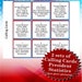 Presidential 4x4 Bingo Printable Pdfs Contain Everything You Need to ...