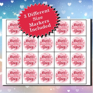 30 Valentine's Day 5x5 Bingo Cards | Instant Download | Pdfs for Easy ...
