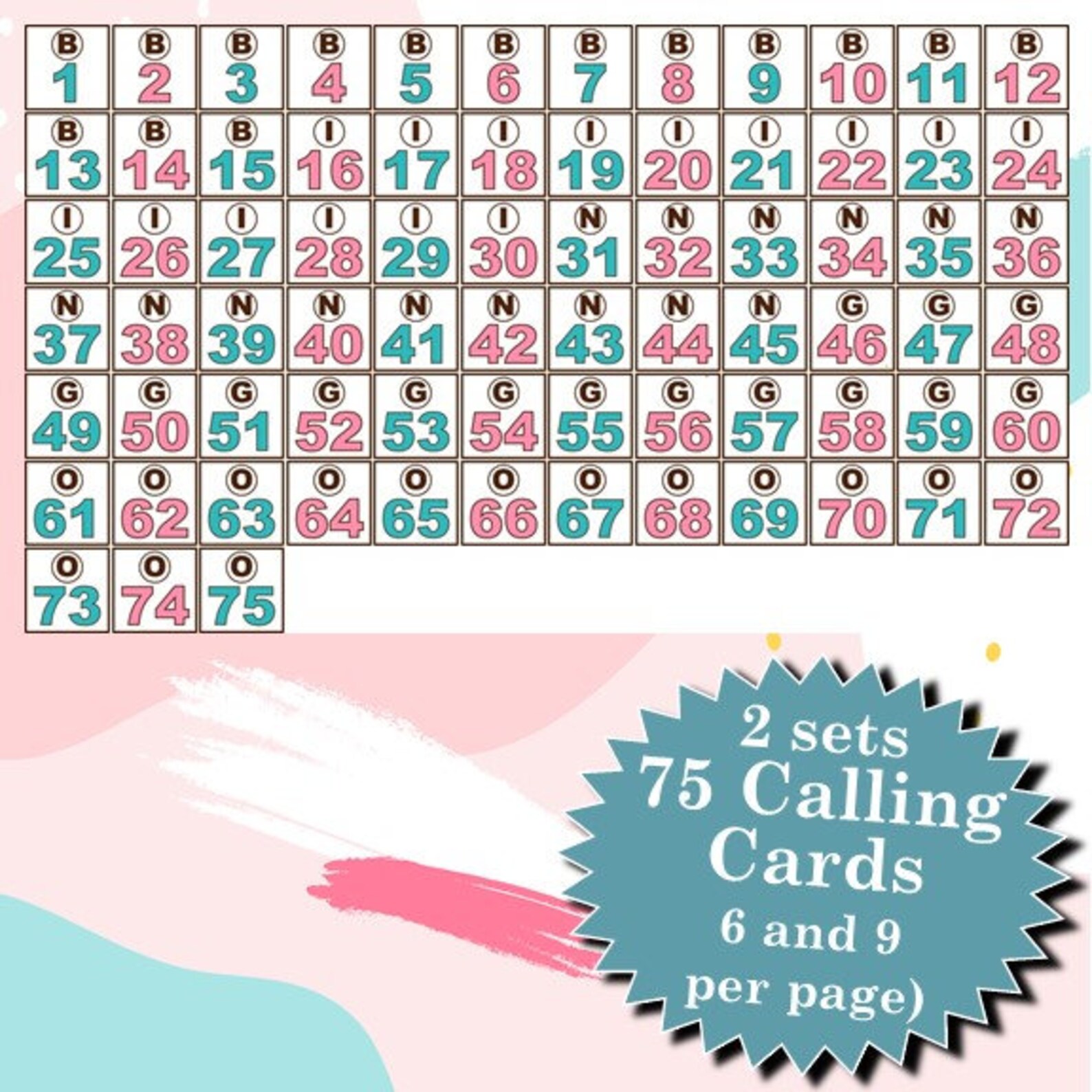 Happy Birthday 5x5 Bingo Printable Pdfs JPEG Bingo Cards - Etsy