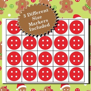 Happy Holidays 30 Cards Classic 5x5 Bingo Printable Pdfs Contain ...
