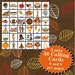 Thanksgiving 4x4 Bingo Printable Pdfs Contain Everything You Need to ...