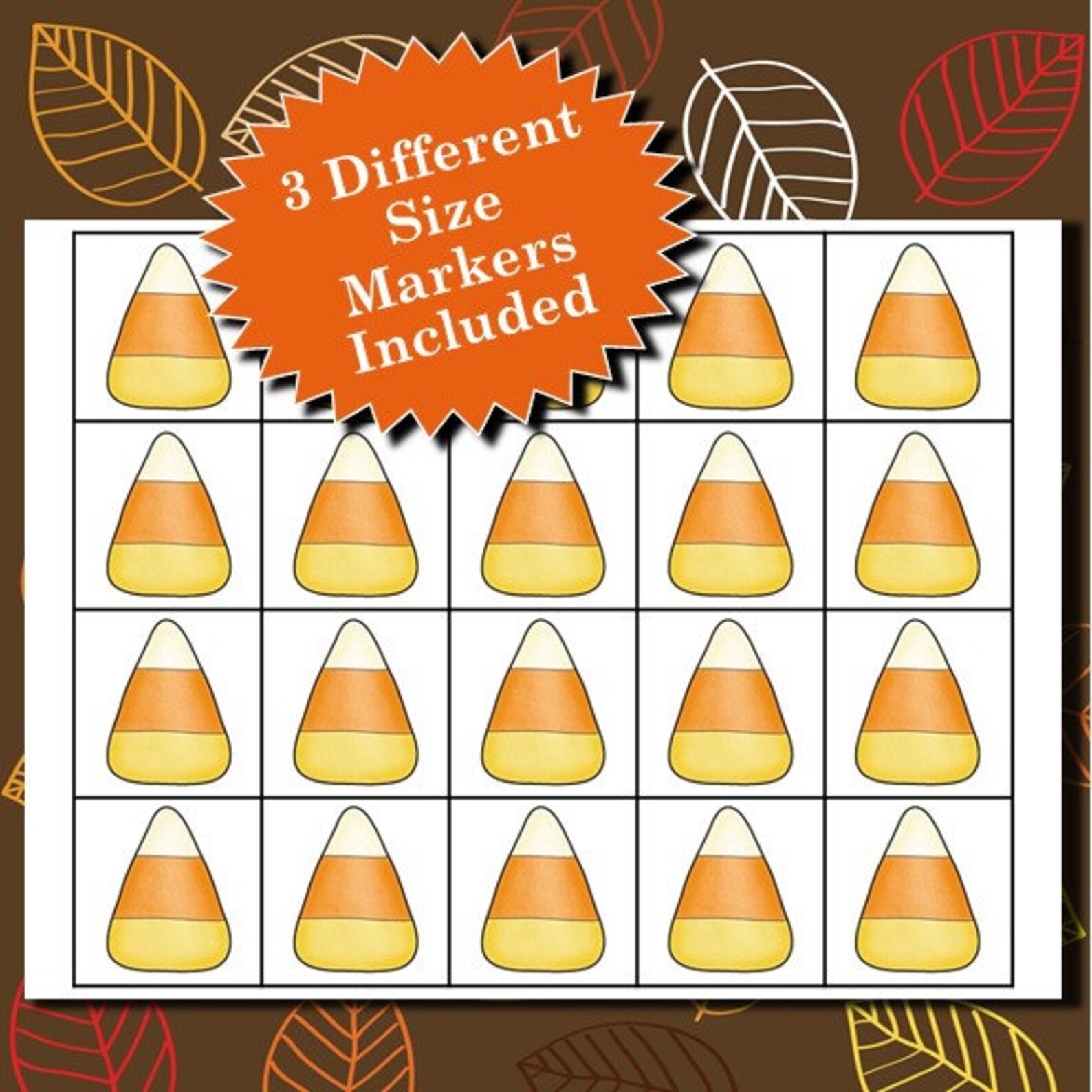 Thanksgiving 4x4 Bingo Printable Pdfs Contain Everything You Need to ...