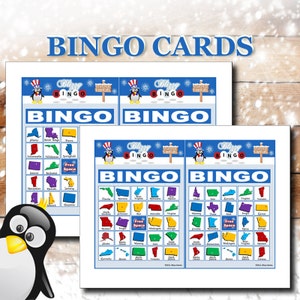 Blizzy Bingo UNITED STATES Printable Pdfs Contain Everything You Need ...