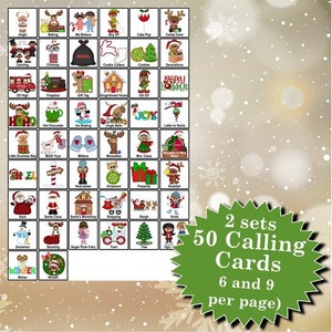 Happy Holidays 5x5 Bingo 30 Cards Printable Pdfs + Jpegs Contain ...