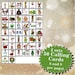 Happy Holidays 5x5 Bingo 30 Cards Printable Pdfs + Jpegs Contain ...
