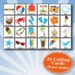 SUMMER FUN 4x4 Bingo Printable Pdfs Contain Everything You - Etsy