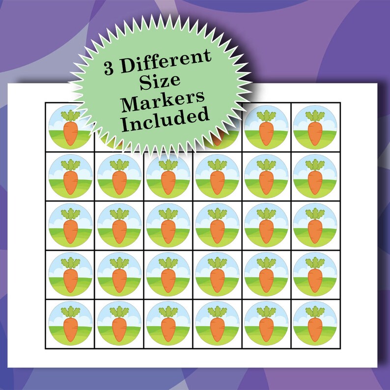 EASTER 5x5 Bingo Printable Pdfs Contain Everything You Need to Play ...