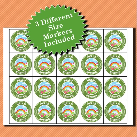 30 Spring 4x4 Bingo Cards | Instant Download | Pdfs for Easy Printing ...