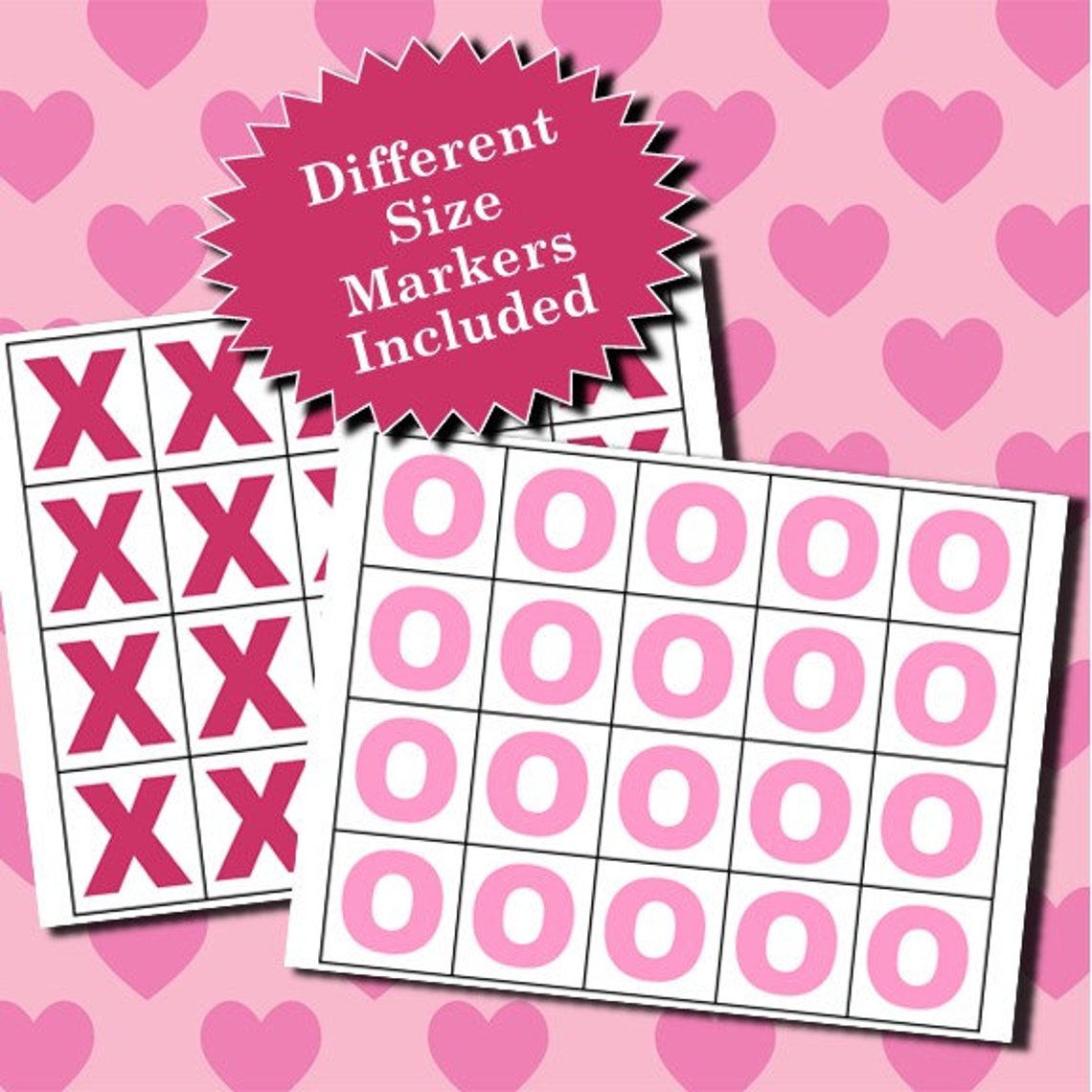 Valentine's Sweethearts 5x5 Bingo Printable Pdfs Contain Everything You ...