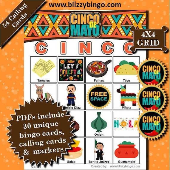 Bingo Cards 4x4