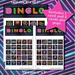 60 Binglo 5x5 Bingo Cards | Instant Download | Pdfs for Easy Printing ...