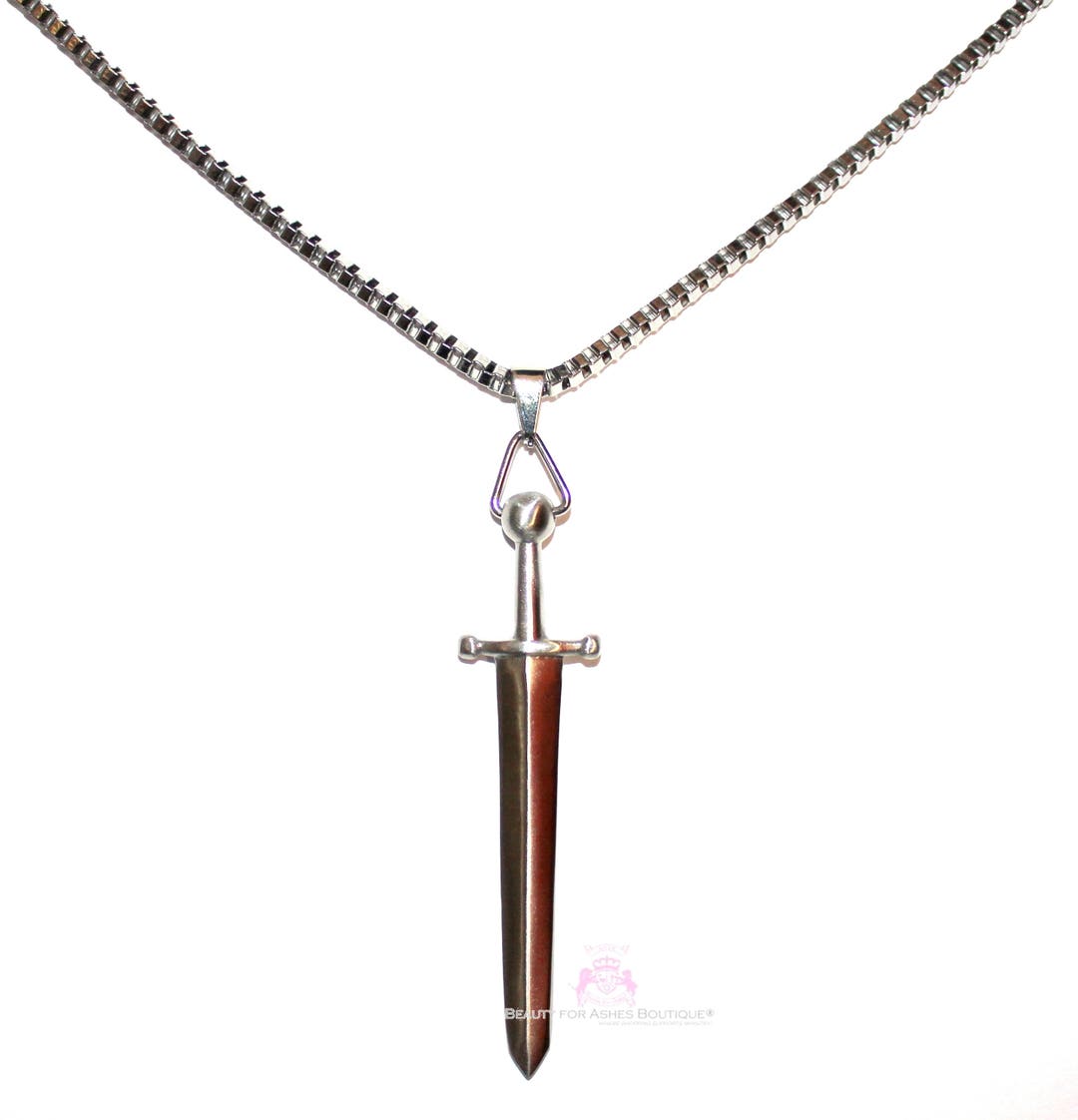 Warrior Bride Sword of the Lord Spirit Hebrews 4:12 Necklace Designed ...
