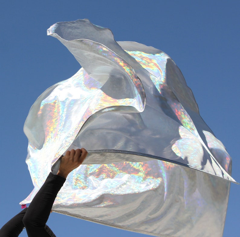 Dunamis Power of God Prophetic Wind Small Holographic Silver Rainbow ...