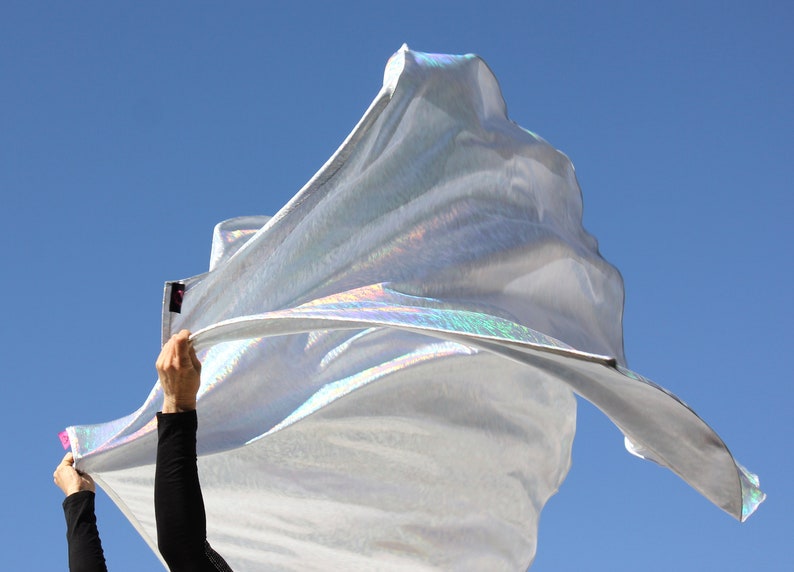 Dunamis Power of God Prophetic Wind Small Holographic Silver - Etsy