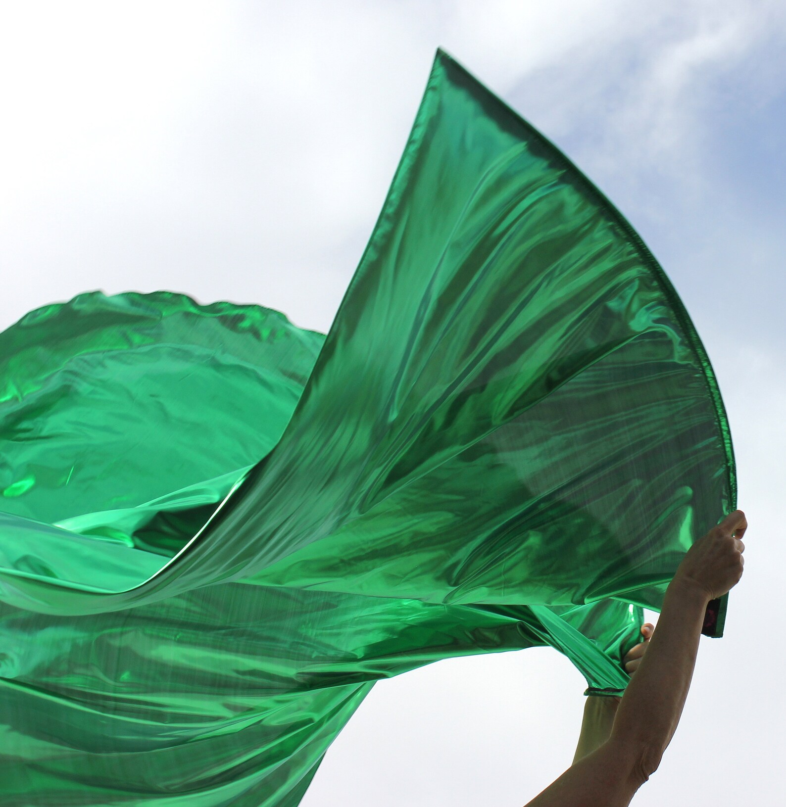 Metallic Worship Flags Bright Green Resurrection & New Life - Etsy