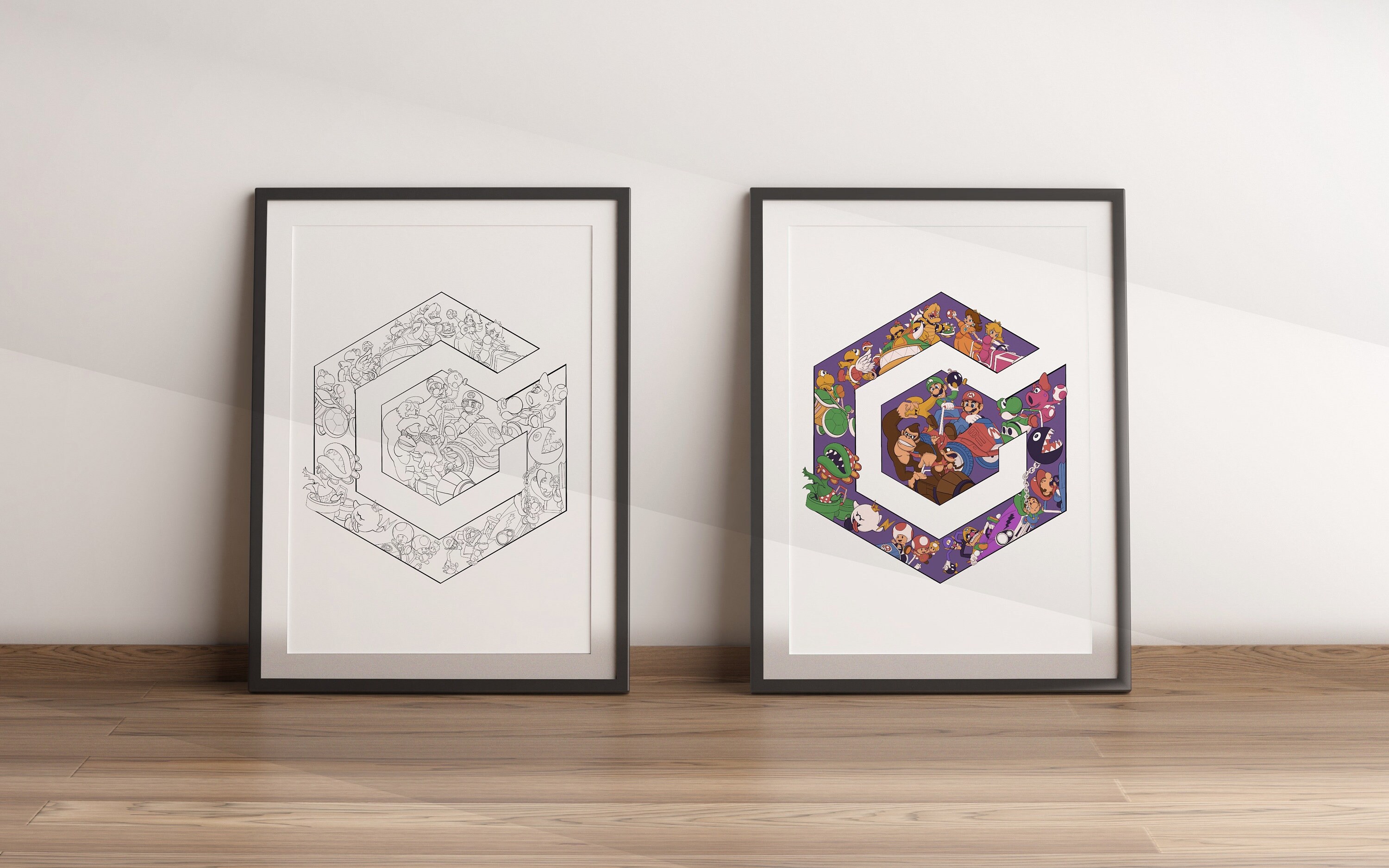 Mario Kart Double Dash: Gamecube Poster Print | Nintendo Art | Gifts ...
