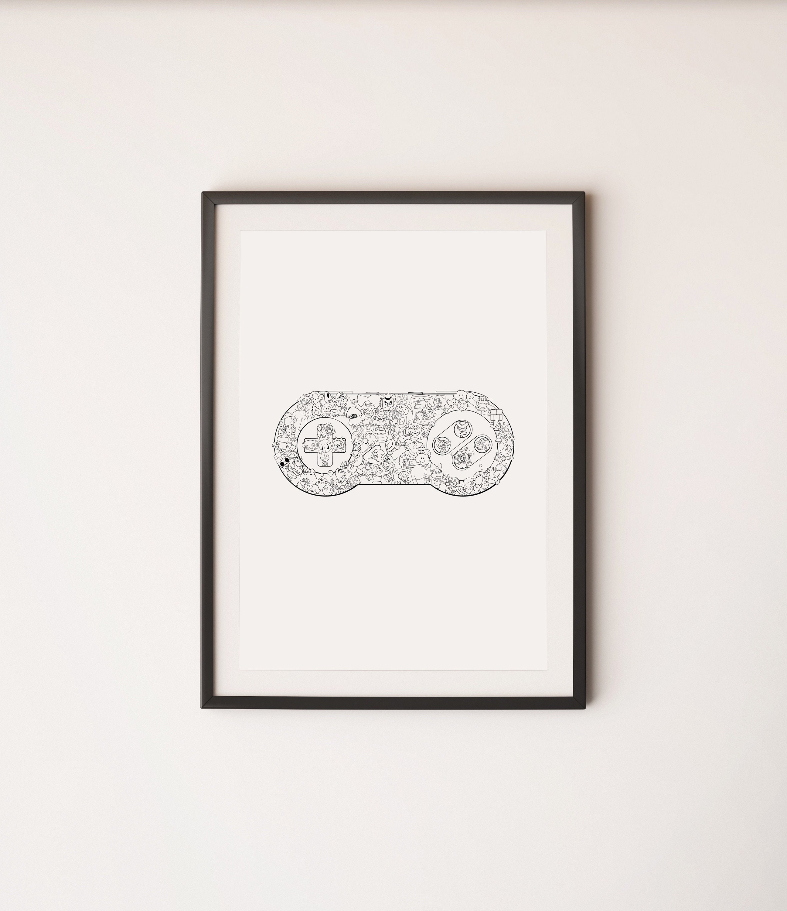 Super Mario Bros 3 - All Stars SNES Poster Print - Etsy