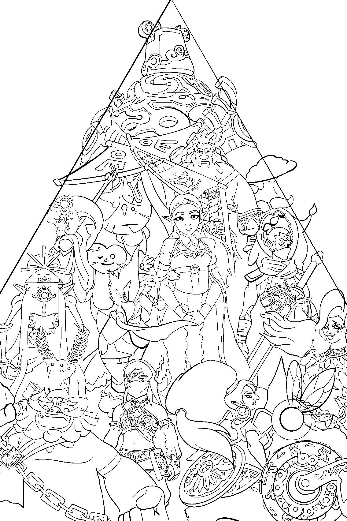 Breath of the Wild Legend of Zelda Wall Art Nintendo Fan Art ...