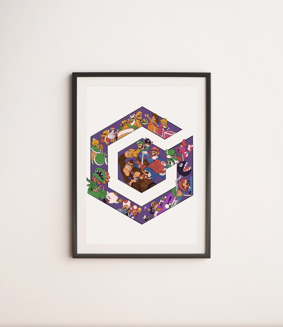 Mario Kart Double Dash: Gamecube Poster Print | Nintendo Art | Gifts ...