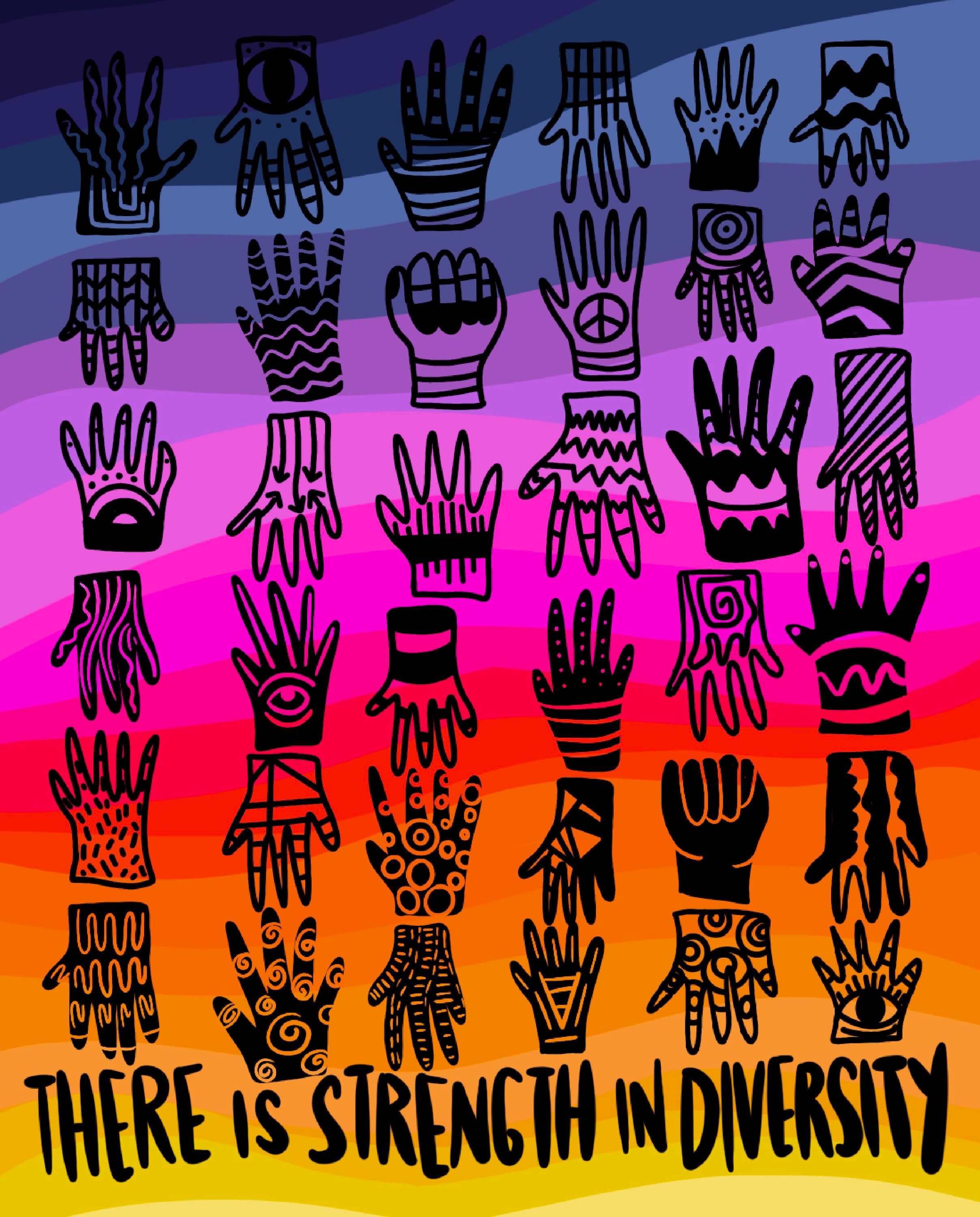 There is Strength in Diversity 8x10 - Etsy