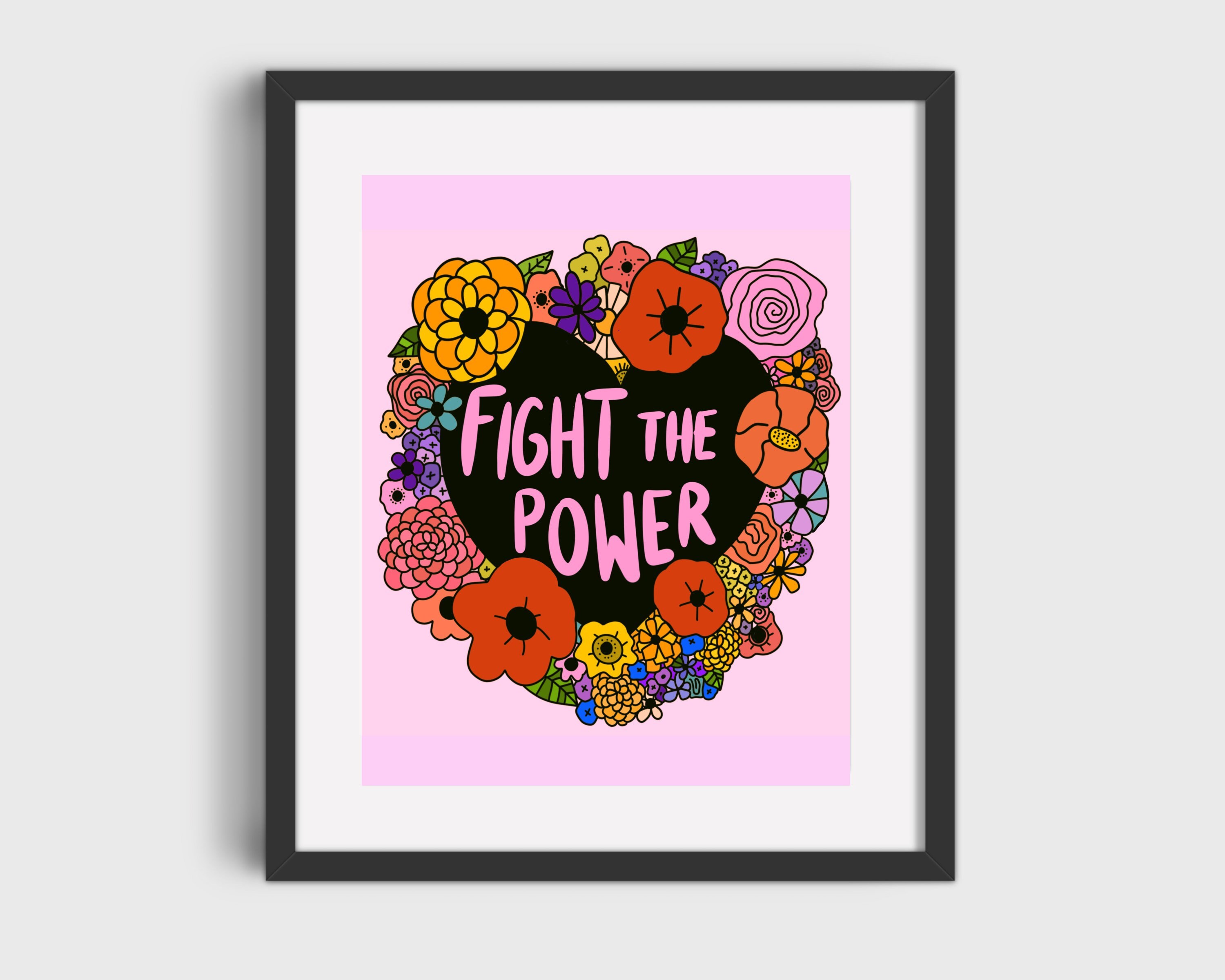 Fight the Power 8x10 Digital Print - Etsy UK