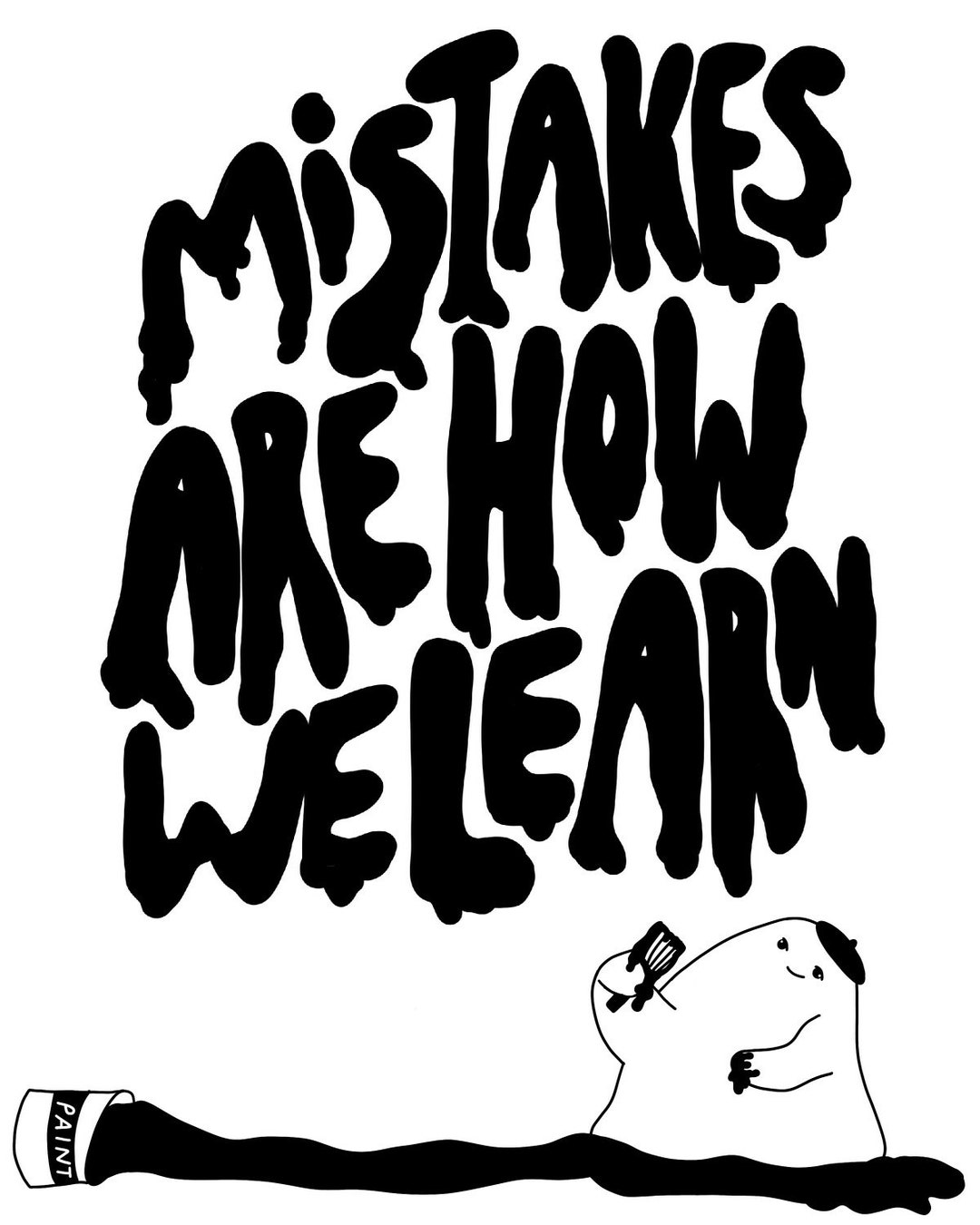 Mistakes Are How We Learn 8x10 Art Print - Etsy