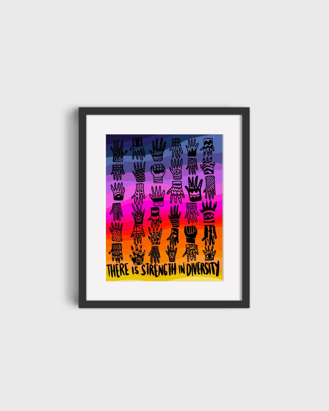 There is Strength in Diversity 8x10 - Etsy