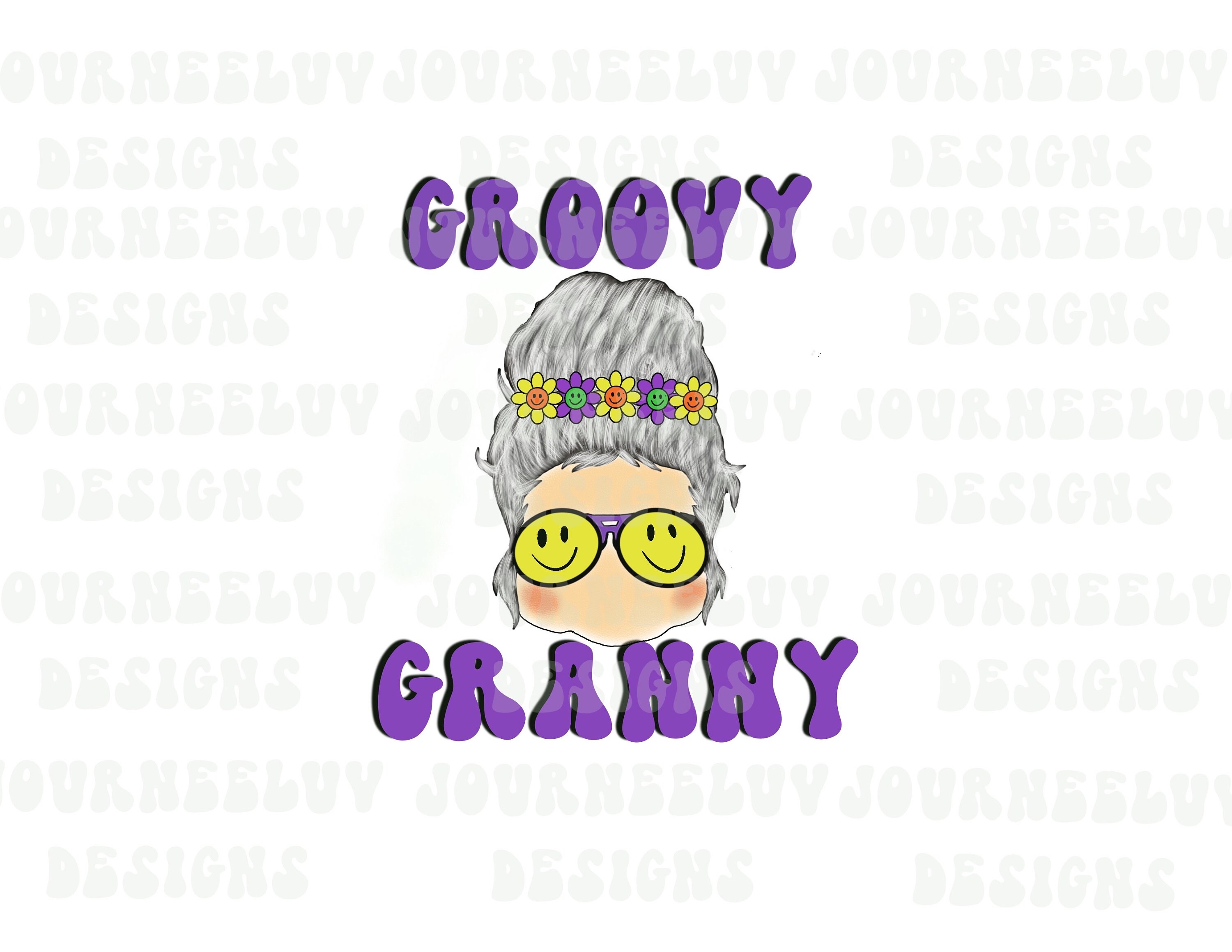 Groovy Granny Sublimation Digital Download, Memaw, Mimi, Gigi Png - Etsy