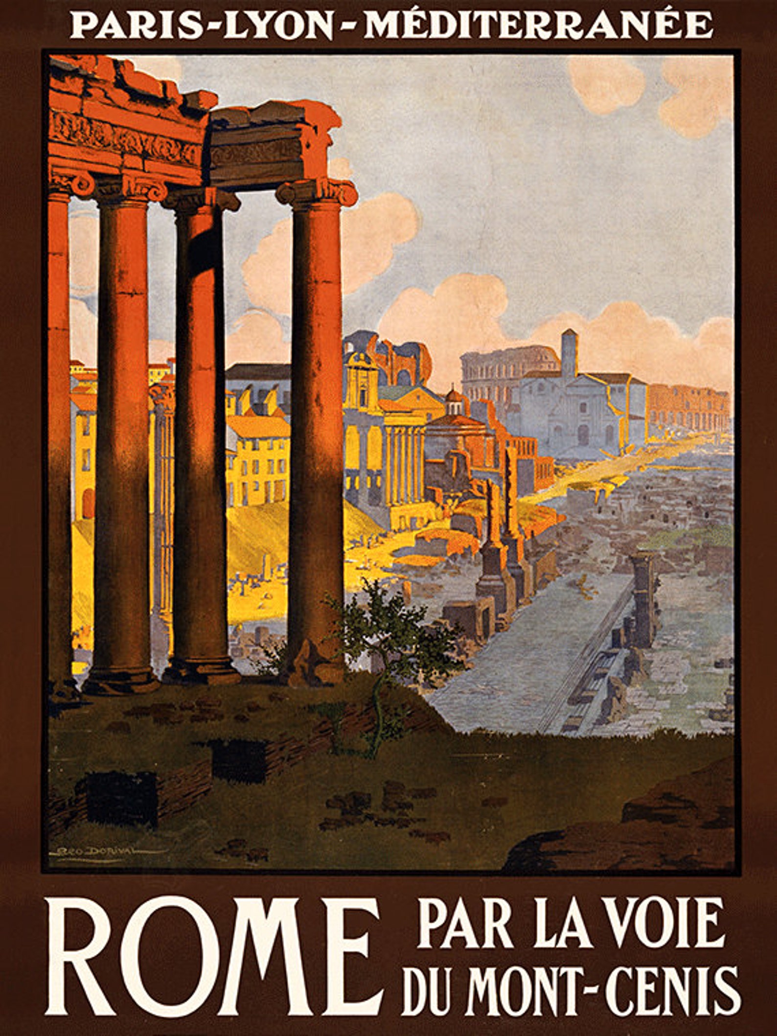 Rome art Italy print antique wall travel print travel art | Etsy