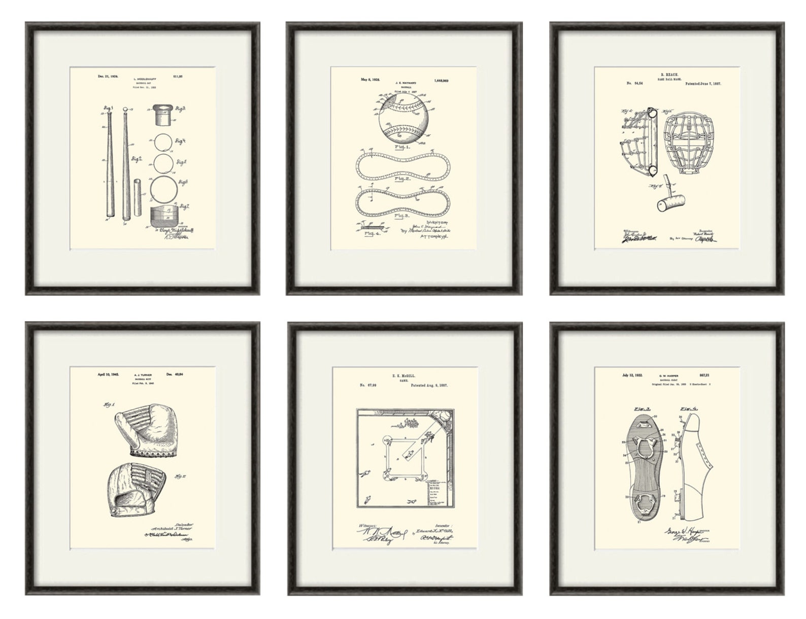 Baseball Art Print Patent Print Baseball Print Art Print - Etsy