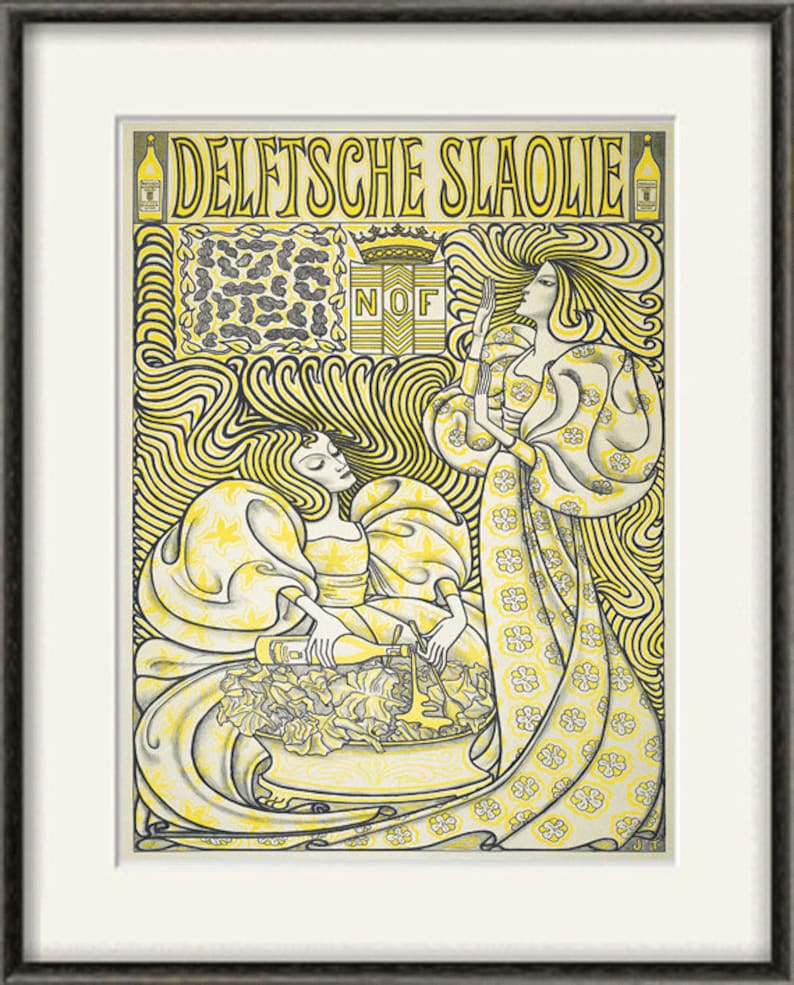 Art Nouveau Art Print Antique Prints Art Nouveau Print Home - Etsy