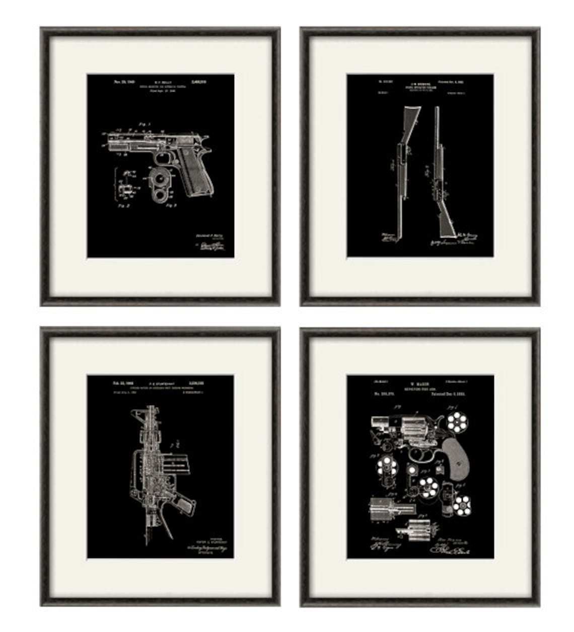 Gun Art Vintage Patent Print Military Art Print Patent Poster - Etsy