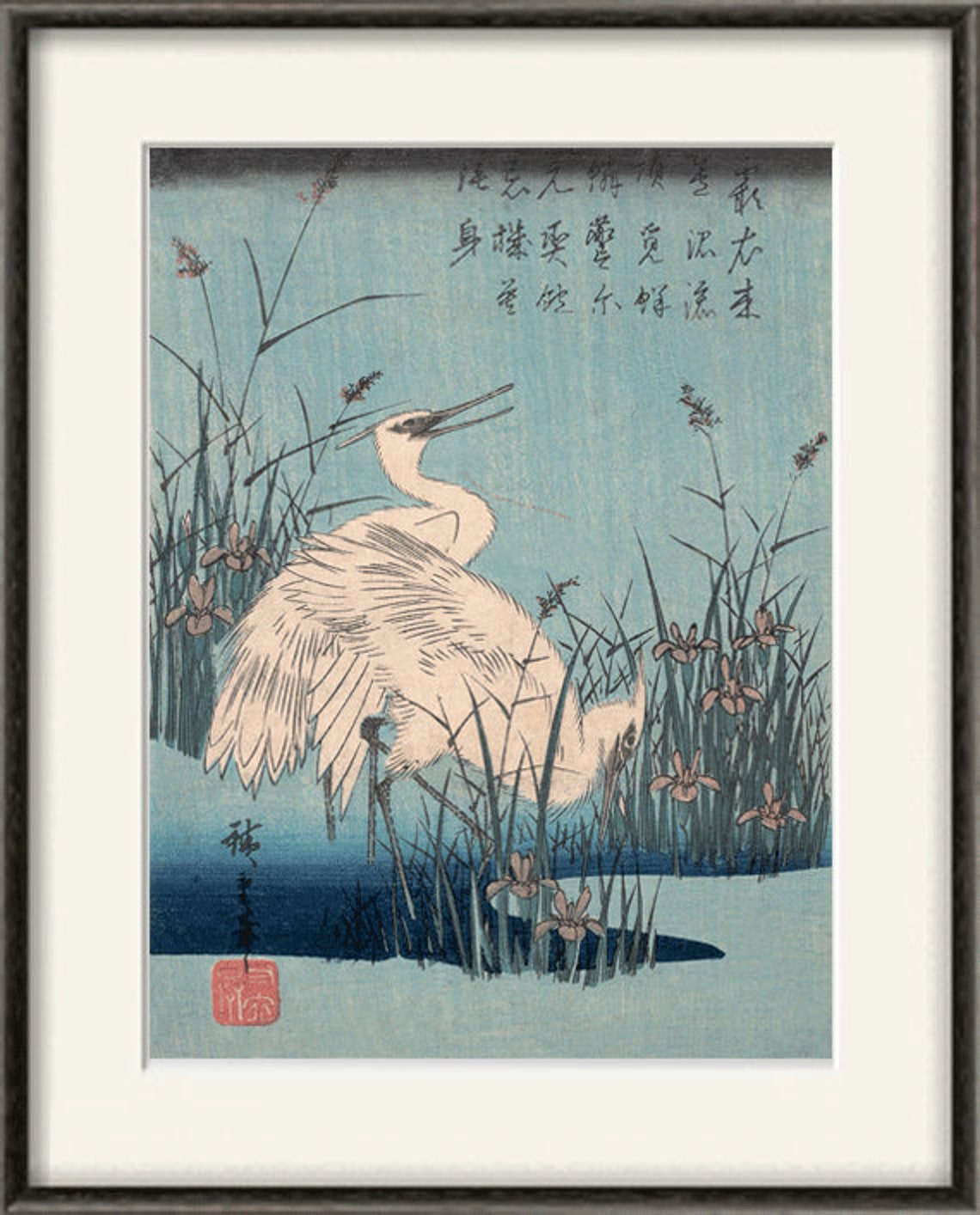 Japanese Bird Art Print Japanese Art Print Poster Bird Decor - Etsy