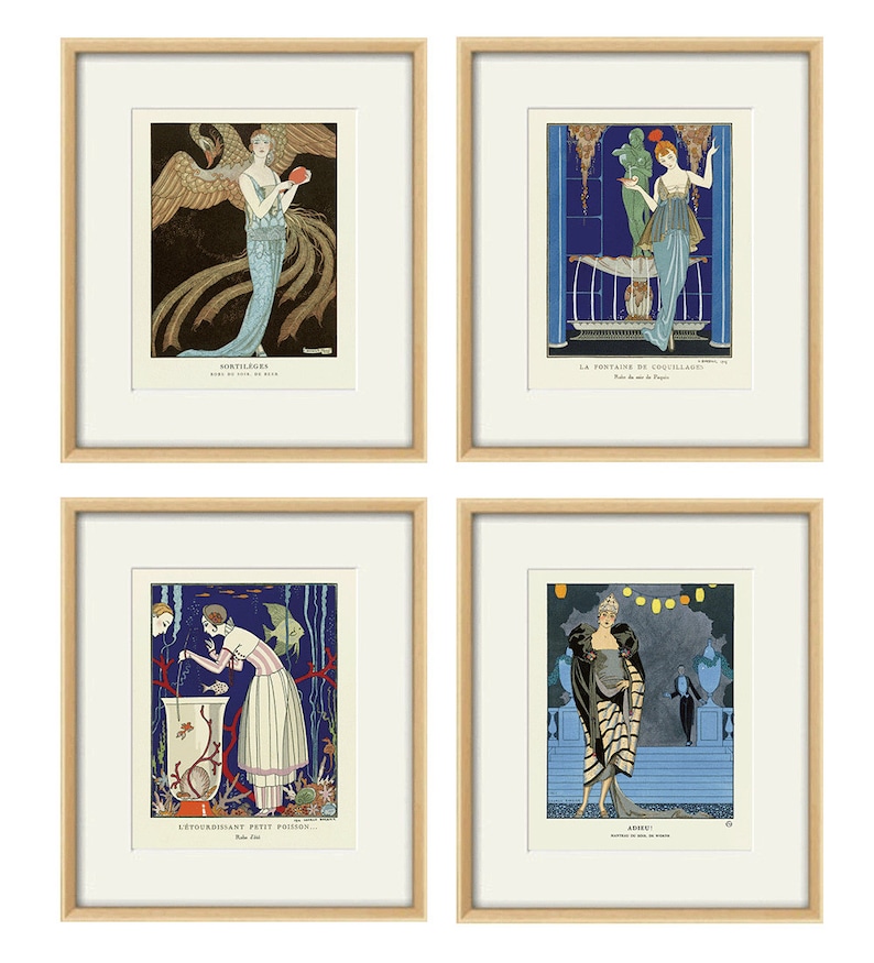 Art Deco Wall Art Deco Print Fashion Prints French Art Deco - Etsy UK