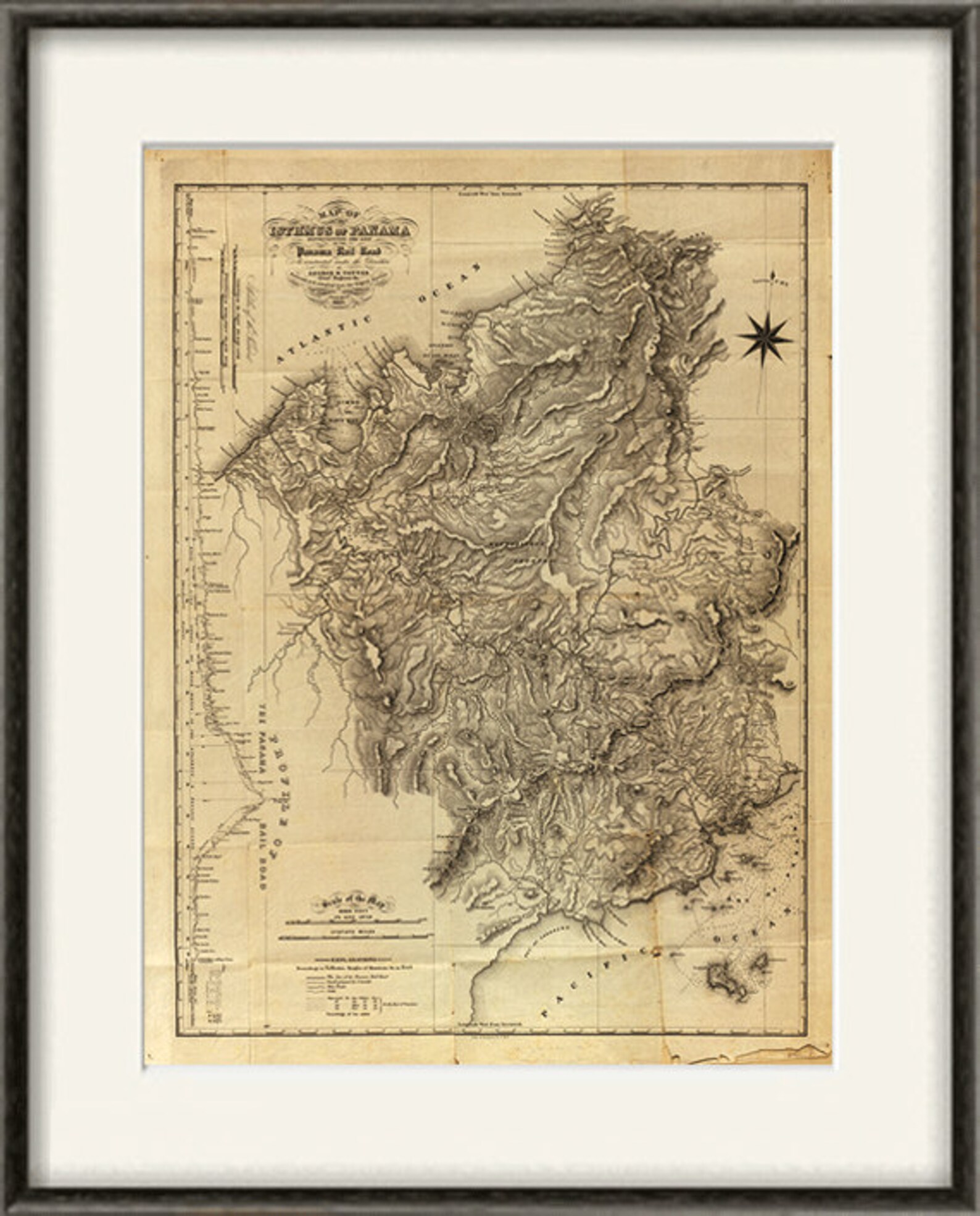 Panama Map Print Map Vintage Old Maps Antique Map Poster Map - Etsy Canada