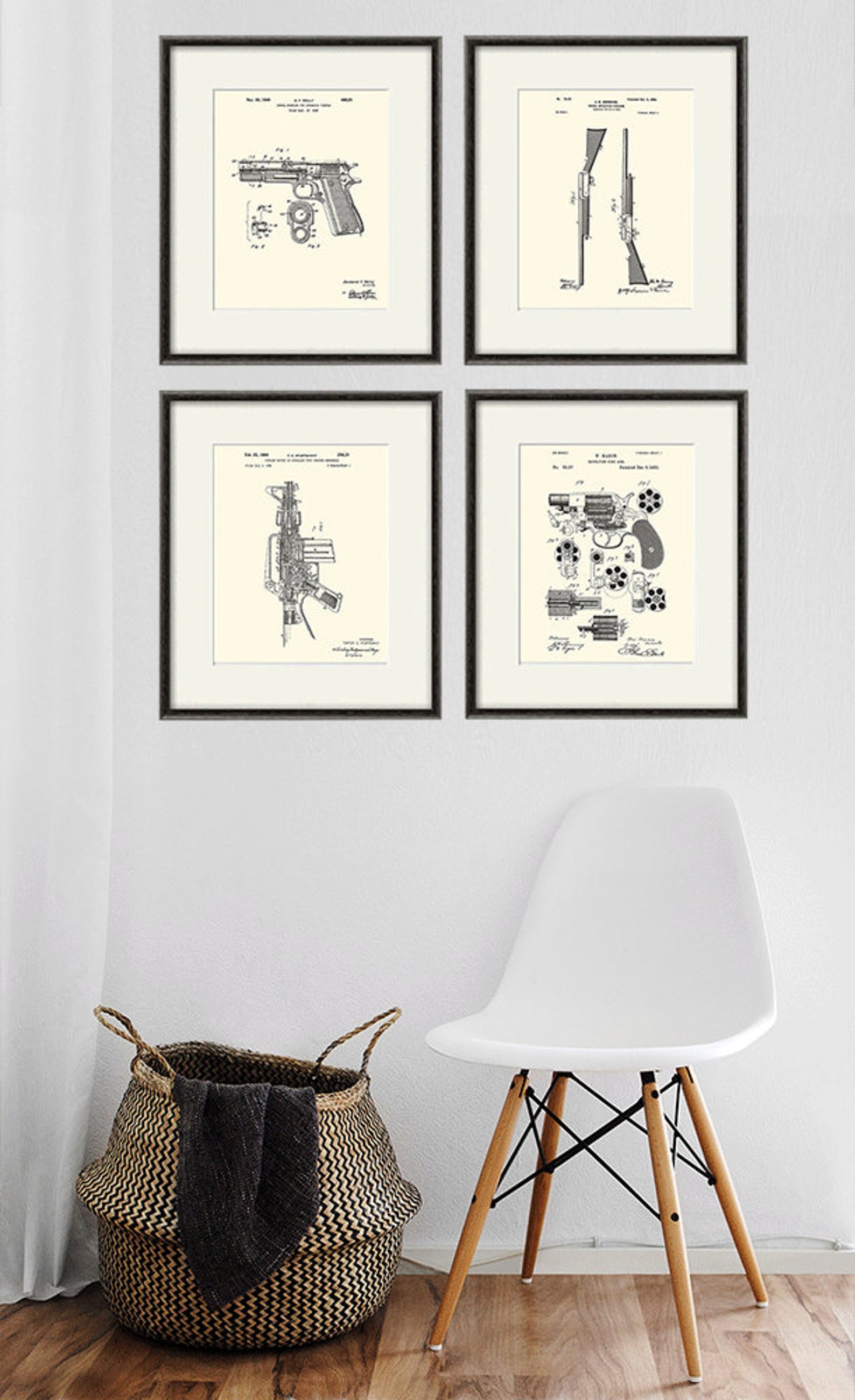 Gun Art Vintage Patent Print Military Art Print Patent Poster - Etsy