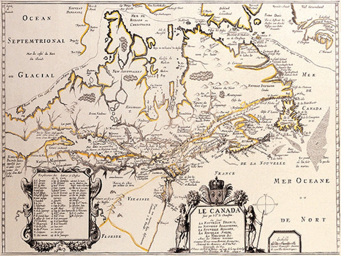 Canada Map Print Map Vintage Old Maps Antique Map Poster Map - Etsy