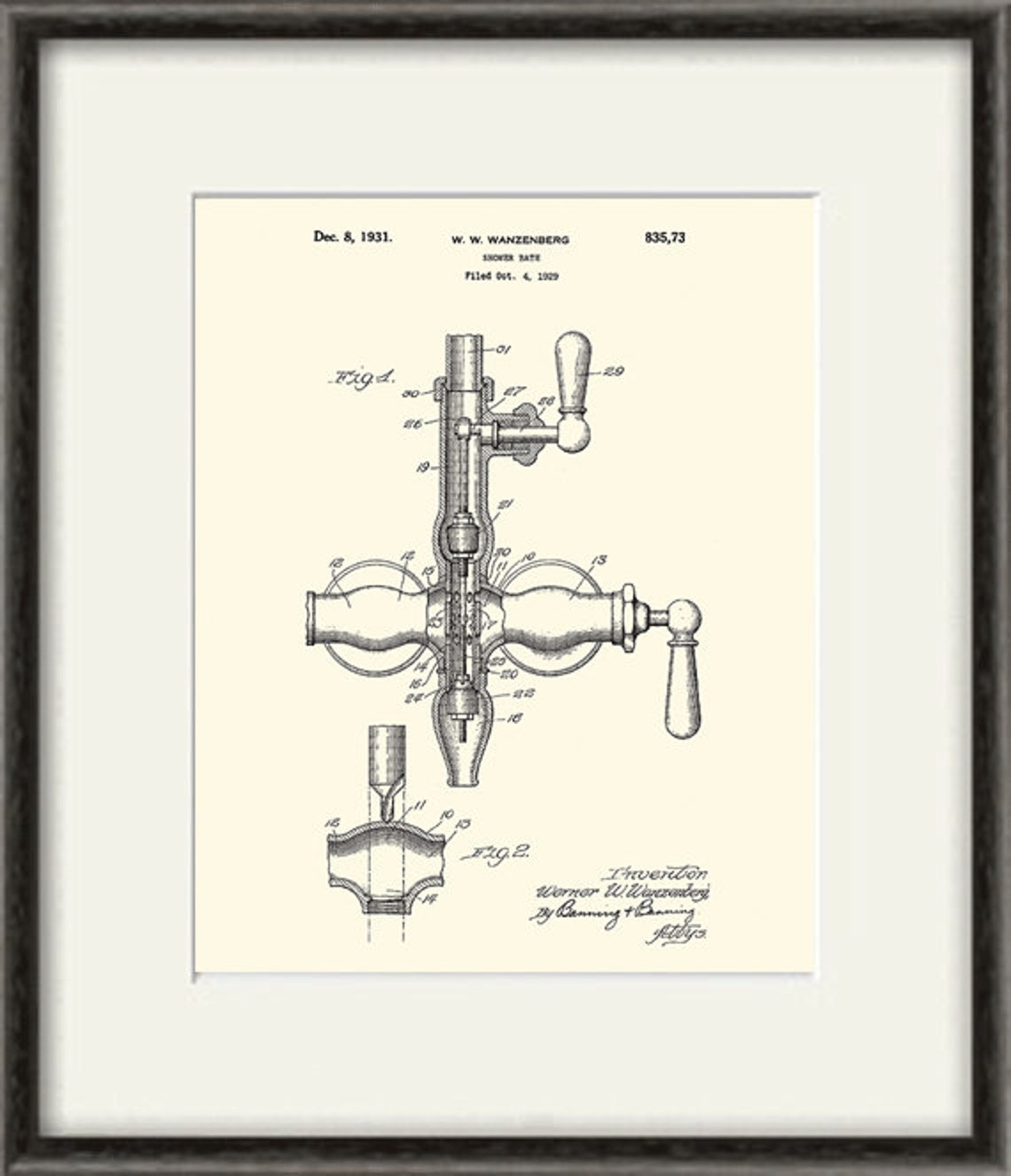 Bathroom Faucet Art Bathroom Patent Art Print Bathroom Art - Etsy