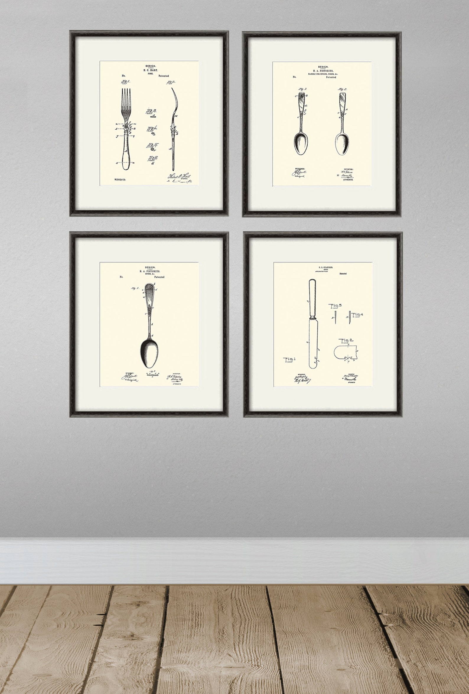 Silverware Art Patent Print Cutlery Art Print Patent Poster - Etsy