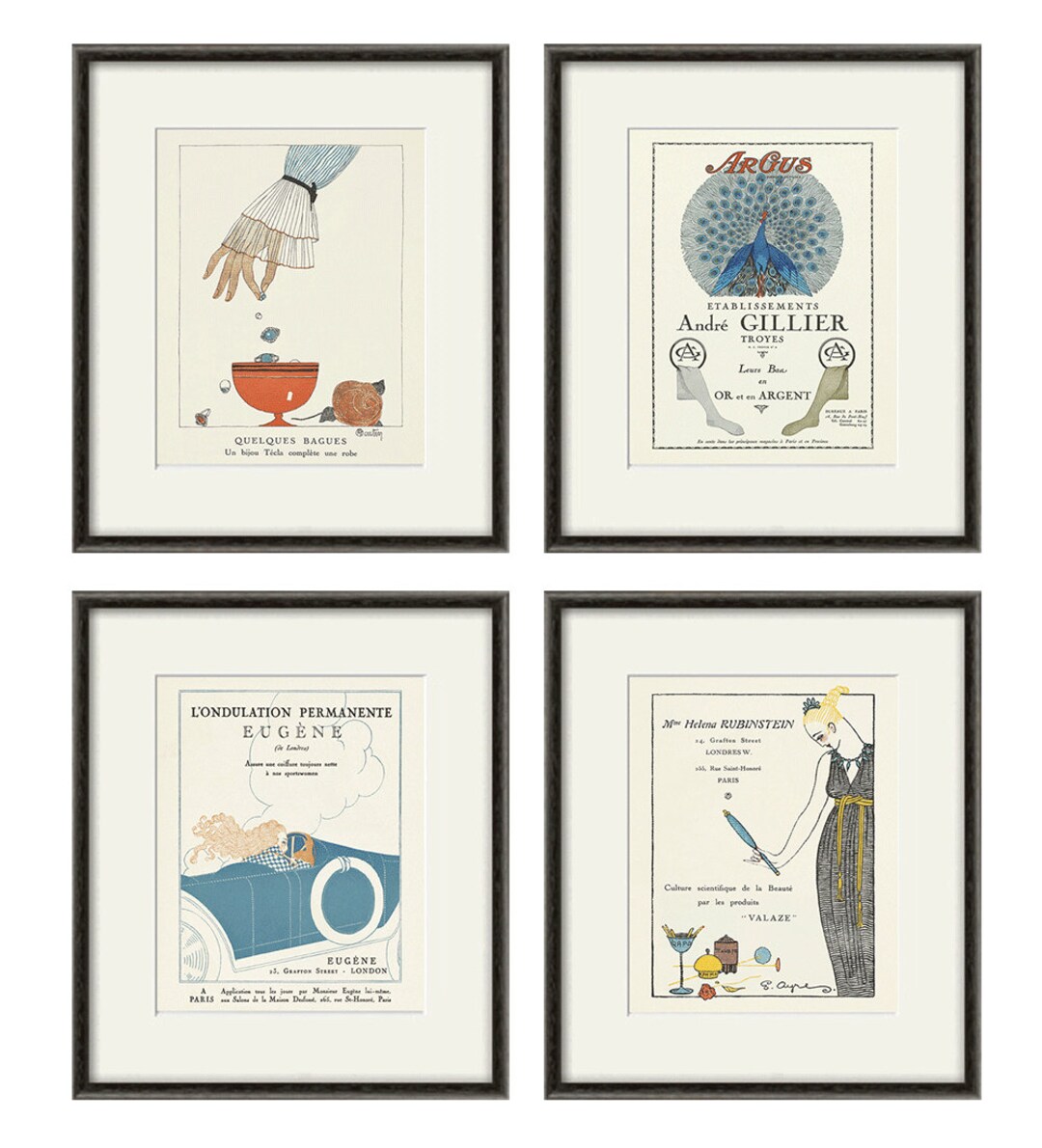 French Advertising Vintage Ad Poster Art Deco Art Print French Wall Art ...