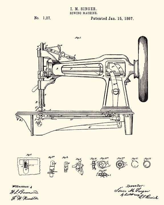 Sewing Machine Isaac Singer