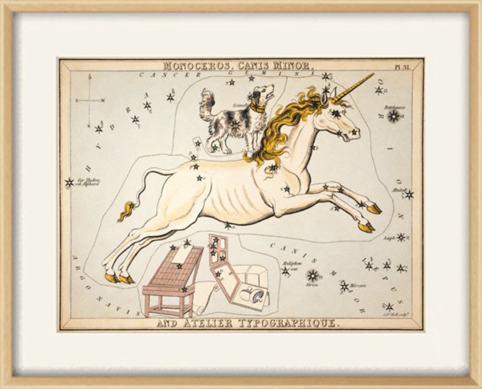 Unicorn Art Print Antique Wall Art Old Prints Home Decor Wall - Etsy