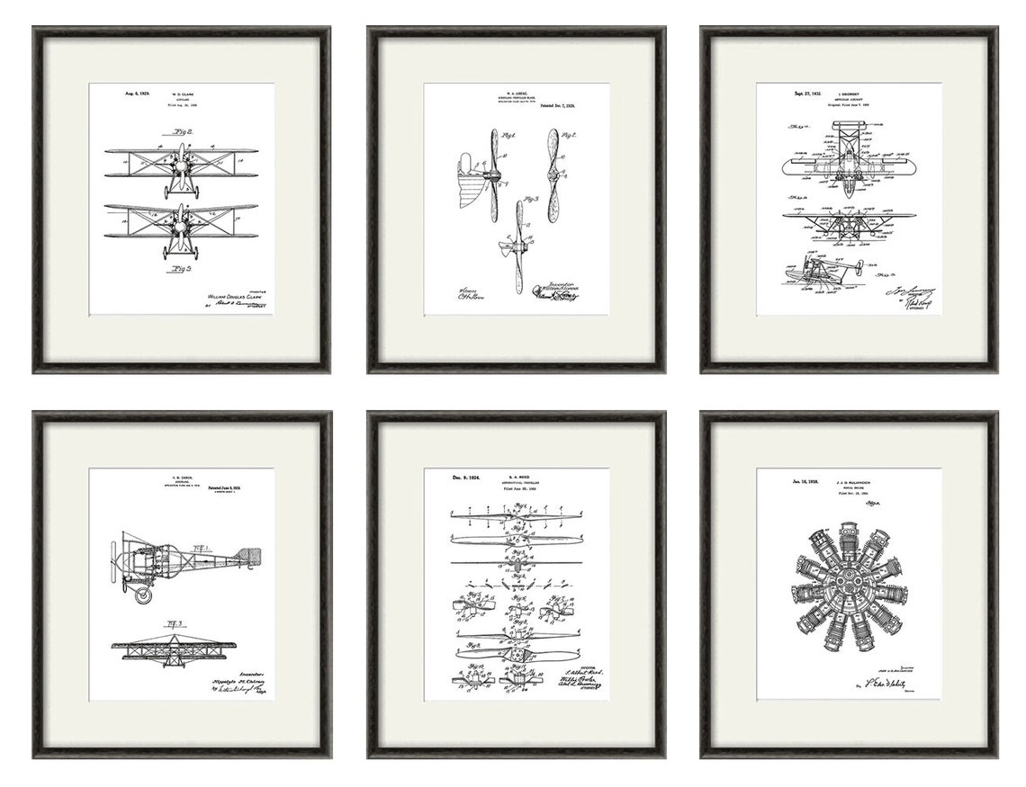 Airplane Art Plane Poster Patent Print Plane Art Print Patent - Etsy