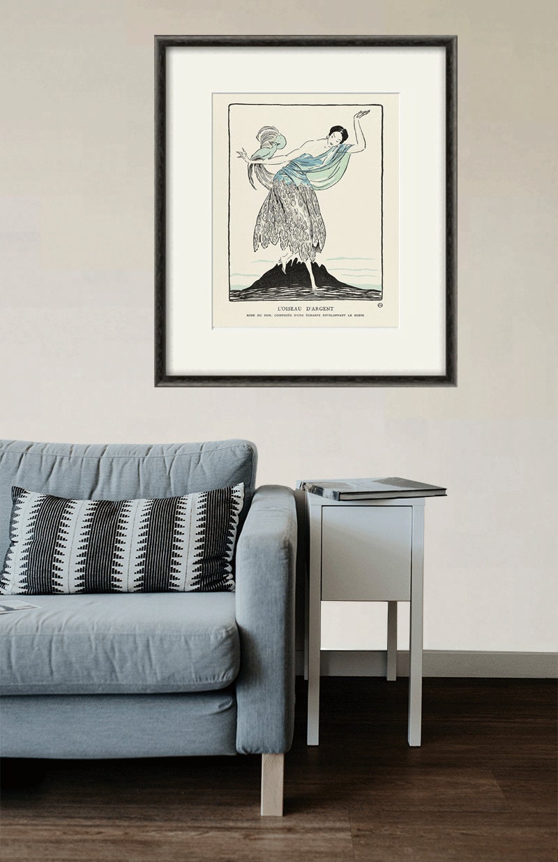 Art Deco Wall Art Deco Print Fashion Prints French Art Deco | Etsy