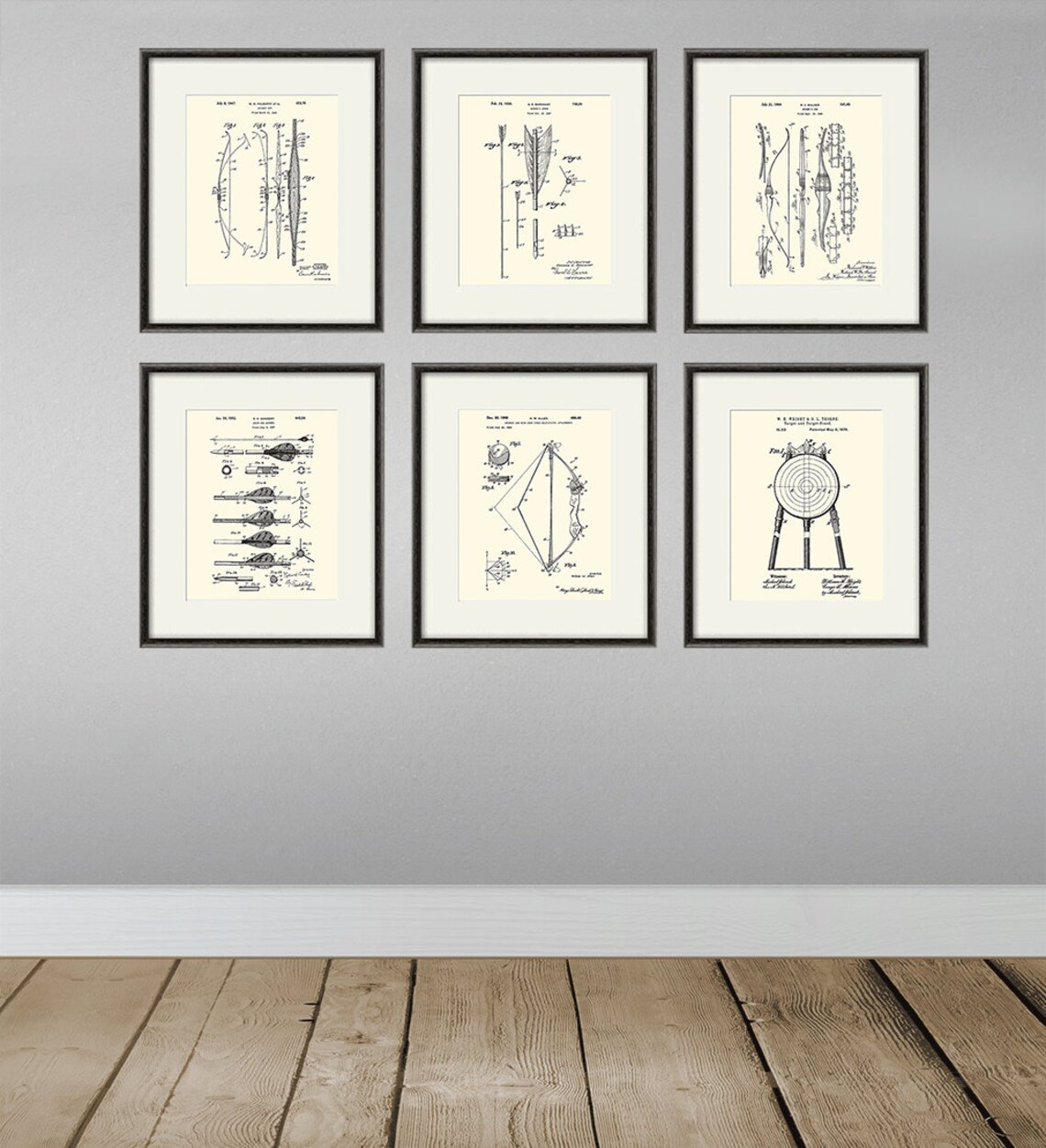 Archer Art Patent Print Bow and Arrow Art Print Patent Poster - Etsy