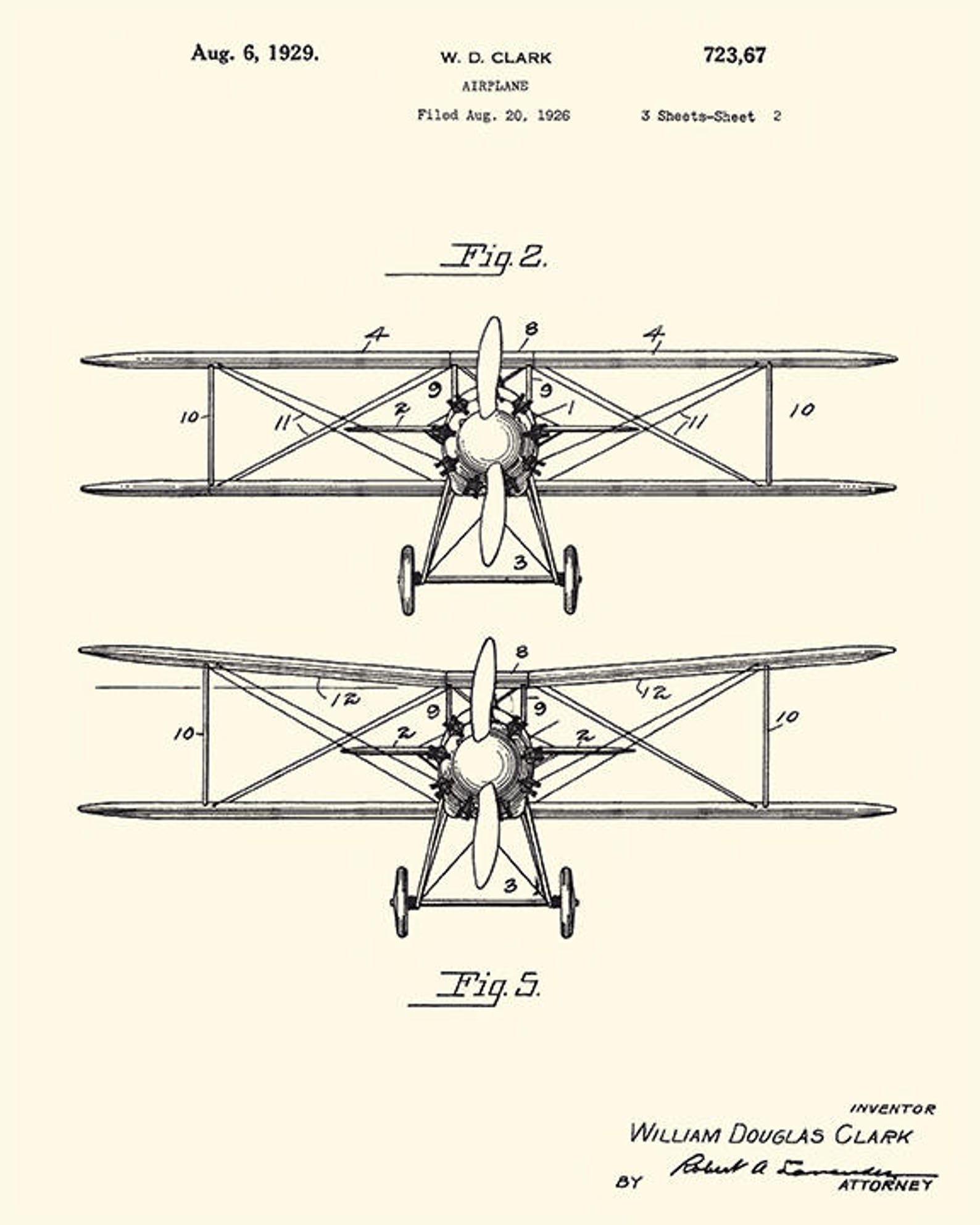 Airplane Art Plane Poster Patent Print Plane Art Print Patent - Etsy